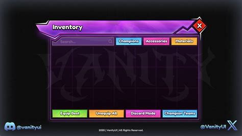 Anime Inventory Ui By Finleybell1 On Deviantart