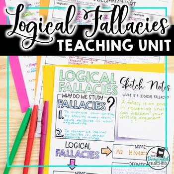 Logical Fallacies By The Daring English Teacher TpT