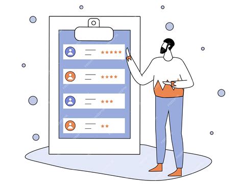 Hr 관리자는 잠재적인 구직자를 검색하고 인적 자원을 계획합니다 캐릭터 작성 이력서 프리미엄 벡터