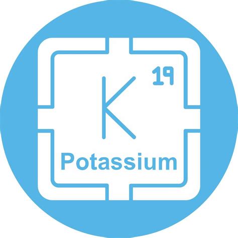 Potassium Glyph Multi Circle Icon 47472409 Vector Art At Vecteezy
