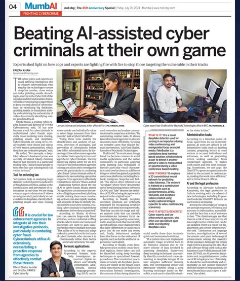 Shaikh Yasir Arafat On Linkedin Ai Deepfakedetection Innovation Middayanniversary Technology