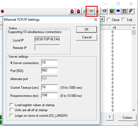 Modbus Universal MasterOPC Server Описание симулятора Mod RSSim