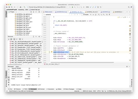 solved stm32l4 hal i2c driver not working anymore after u stmicroelectronics community