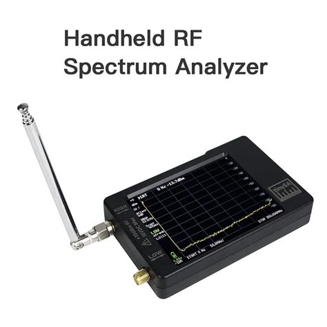 Handheld Rf Spectrum Analyzer With 2 8 Inch Display And Battery Including Esd Protection Ideal