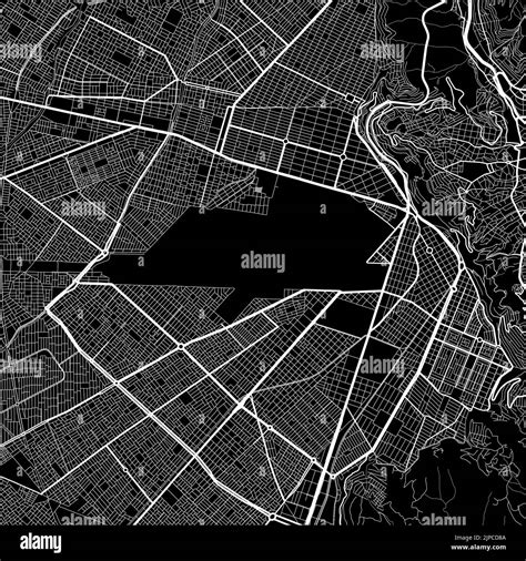 Mapa Vectorial De La Ciudad De El Alto Póster Urbano En Escala De