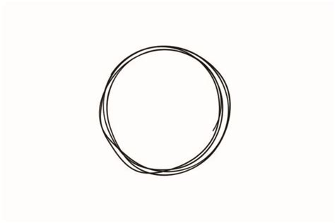 Handdrawn Overlapping Circle Graphic By Cagakluas Creative Fabrica