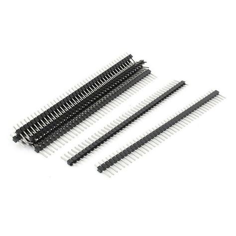20 Pcs Male Pin Header Connector Gendered Connector Outlet Single Row