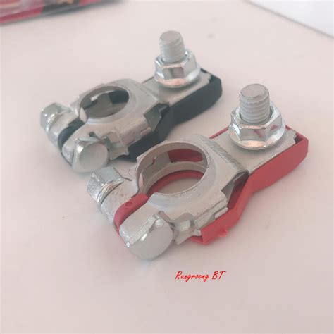 ขั้วแบตเตอรรี่ บวก ลบ Phyllis สำหรับรถยนต์หรือรถเก๋งที่เป็นขั้วใหญ่ B15 B16 Shopee Thailand