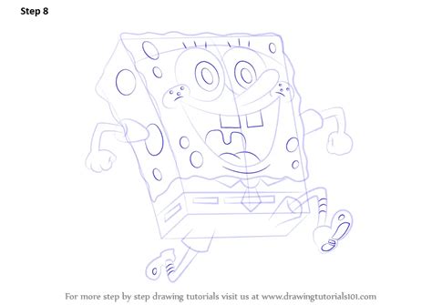 How To Draw SpongeBob From SpongeBob SquarePants SpongeBob SquarePants Step By Step