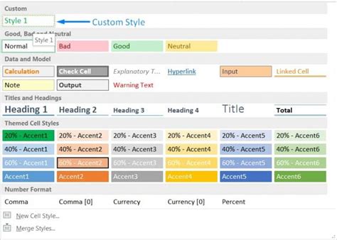 06 tips how to apply and customize cell styles in excel