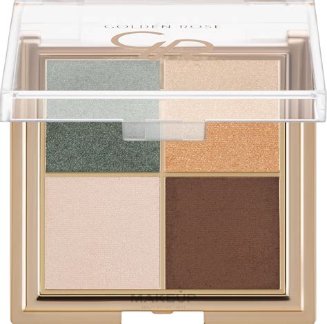 Golden Rose Quattro Eyeshadow Palette Paletka Očních Stínů Makeupcz