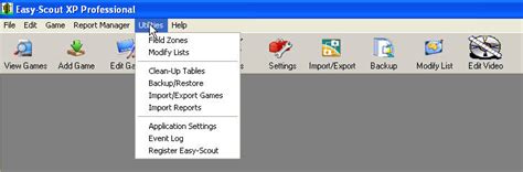 The Utilities Menu Allows You To Access Various Maintenance And