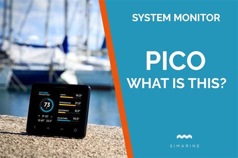 Simarine PICO System Monitor Advanced Battery And Tank Monitoring For Boats Yachts And RVs