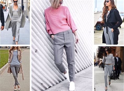 Серый цвет в одежде