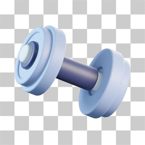 Icono 3d De Pesas De Ejercicio Archivo Psd Premium