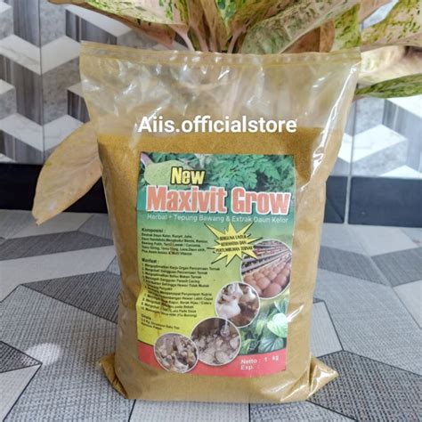 New Maxivit Grow Jamu Livestock 1kg Shopee Malaysia
