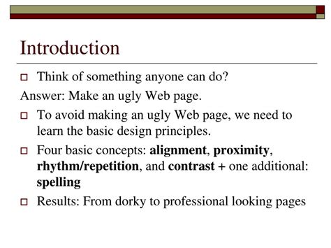 Ppt Mastering Web Design Basics Principles For Professional Looking