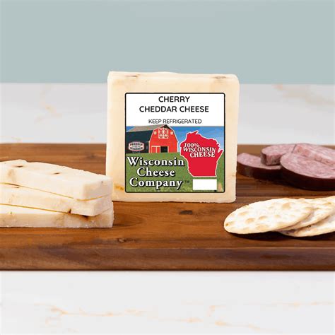 Cherry White Cheddar Cheese Wisconsin Cheese Company