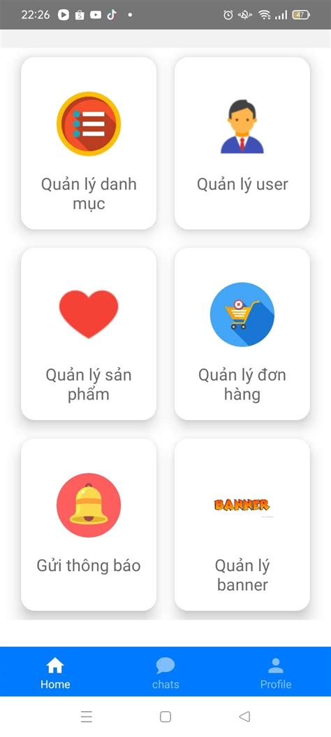 Code Android Bán đồ ăn Nhanh Bằng React Native Firebase Quản Lý