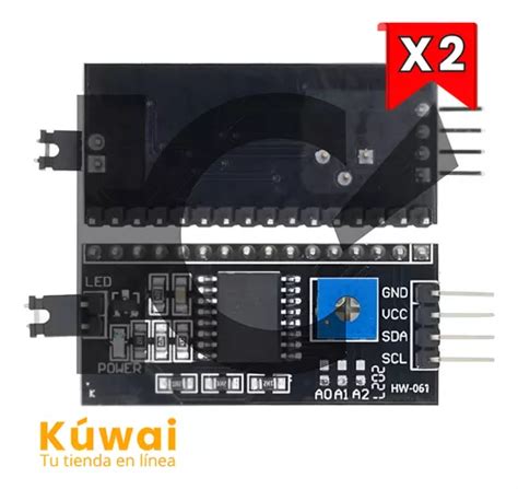 Módulo I2c Interface Lcd1602 Y 2004 Arduino Raspberry Pic Mercadolibre