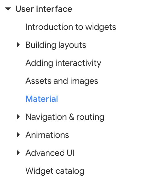 PAGE ISSUE Material Design For Flutter Issue Flutter Website GitHub