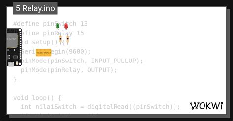 Relay Ino Wokwi ESP STM Arduino Simulator Relay Ino Wokwi ESP STM Arduino Simulator