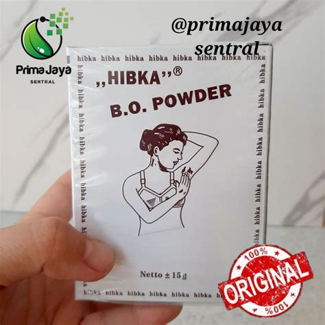 10sachet Hibka Bedak Tabur Ketiak Bau Badn Keringat Ketek Bagus Dipakai Setiap Hari Aman
