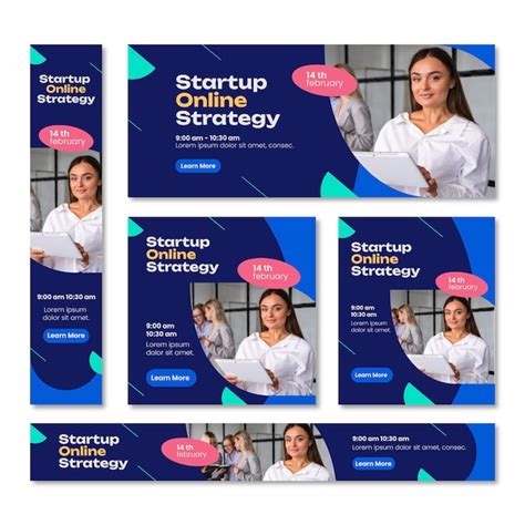 Free Vector Flat Design Web Banner Set