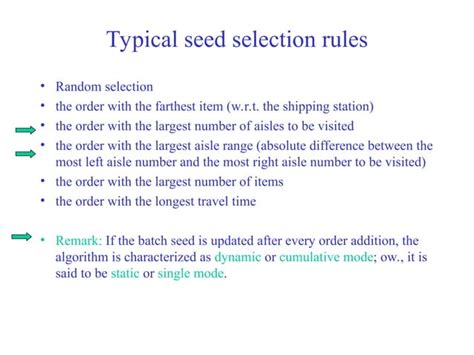 Order Picking Policies Pick Sequencing Batching Ppt