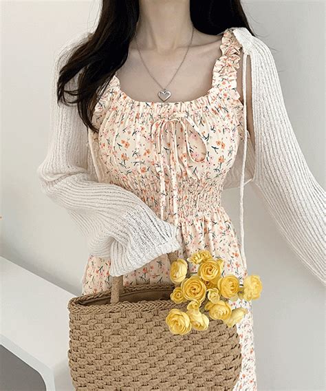 아몽 볼레로 리본 여름 골지 니트 크롭 가디건 휴양지룩 바캉스룩 썸머가디건 여름가디건 살탐방지 여름니트 레이어드 여름 셋업
