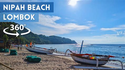 Wisata Pantai Nipah Lombok 360° Vr Youtube