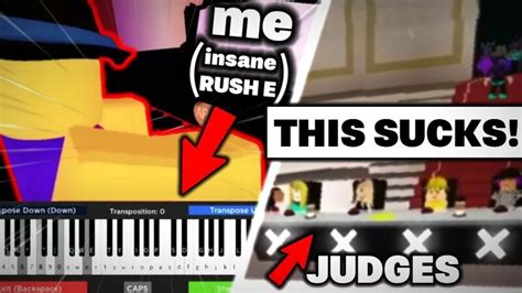 Rush E Roblox Got Talent Roblox Piano Cover Yandex Video Aramada