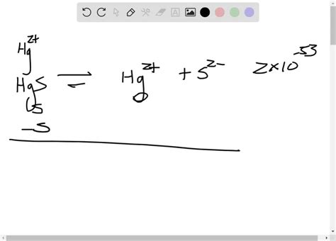 ⏩solved Mercury Ii Ion Is Often Precipitated As Mercury Ii Sulfide… Numerade