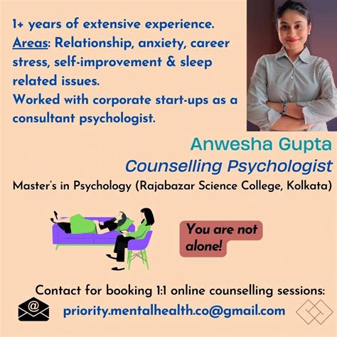 Anwesha Gupta On Linkedin Hello Folks Starting Off With A Brand New Venture My Private Practice