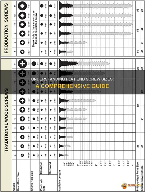 Understanding Flat End Screw Sizes A Comprehensive Guide Shuntool