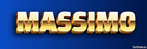 Massimo Effetto Testo E Design Del Logo Nome