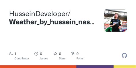 Github Husseindeveloperweatherbyhusseinnasser