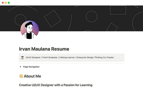 Best Resume Templates From Notion