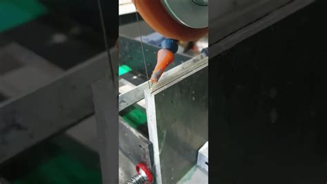 다이아몬드 와이어쏘 알루미늄 절단 동영상 Loop Diamond Wire Saw Slicing Aluminium Plate 이건엔지니어링 010 5343 5970