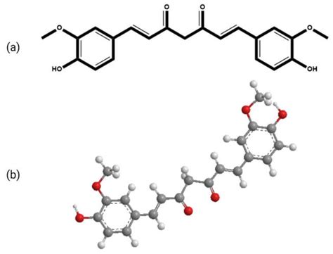 The Chemical Structure Of Curcumin A 2 D B 3 D Download
