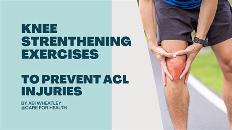 Knee Strengthening Exercises To Help Prevent Acl Injuries Youtube