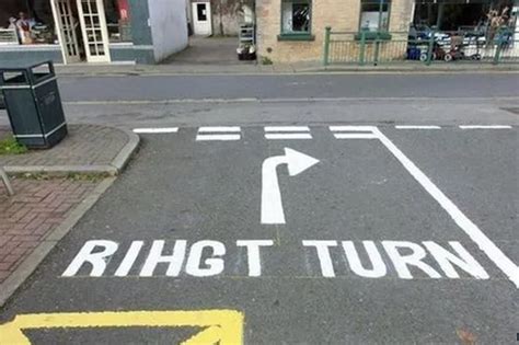Contractors Left Red Faced After Failing To Get Road Sign Right By