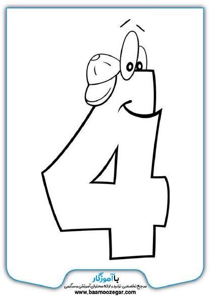 رنگ آمیزی اعداد انگلیسی کارتونی برای کودکان با آموزگار Coloring Coloringpages Drawing