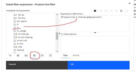 How To Write Expressions In Cognos Analytics — Pmsquare