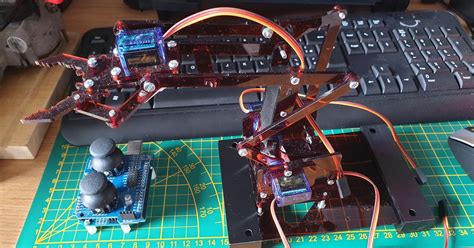 Pieds Pour Kit Pince Bras Arduino Sg90 Robot Arm By Minivan Buzz