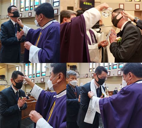 본당 행사 사진 세례성사의 은총 2021 3 7 예비자 도유 And 세례식 And 신자 도유 And 흰옷 입힘 1