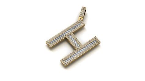 Alphabets Pendent Initial Pendent 3d Model 3d Printable Cgtrader