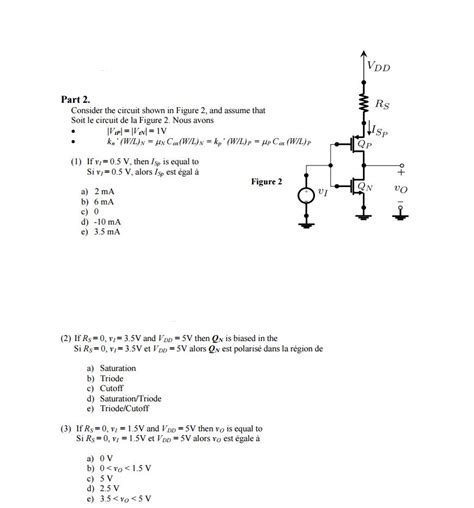 Solved Consider The Circuit Shown In Figure 2 And Assume