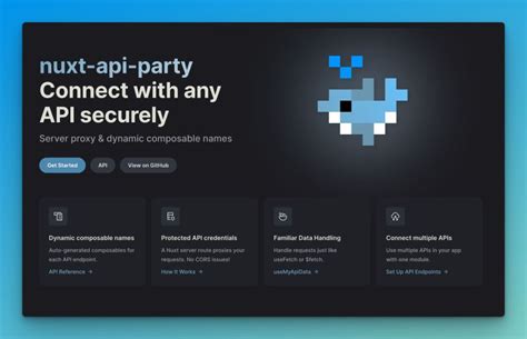 Michael Hoffmann On Linkedin 🛠️ Nuxt Api Party 👉🏻 Connect With Any Api Securely With Server