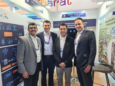 Micro Amp Ceo Mr Dawid And Team Discussion Of 5g Mmwave At Lekha Booth